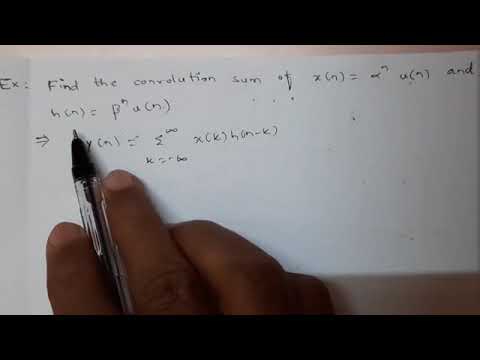 Convolution sum - Example 3 - YouTube