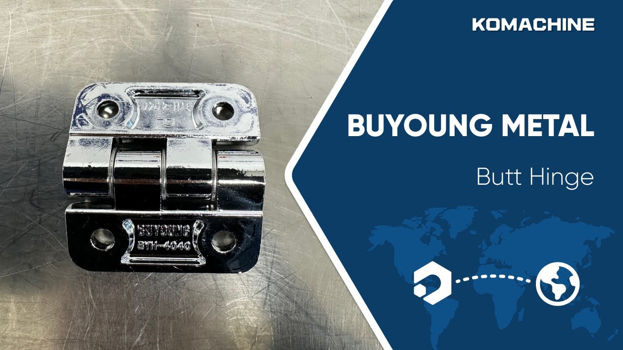 BUYOUNG METAL / Butt Hinge (BYH4040) / INV-04378 - YouTube