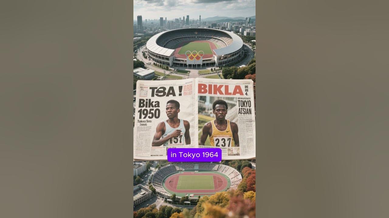 Abebe Bikila: The Barefoot Olympic Champion 🏅#marathon #olympics # ...