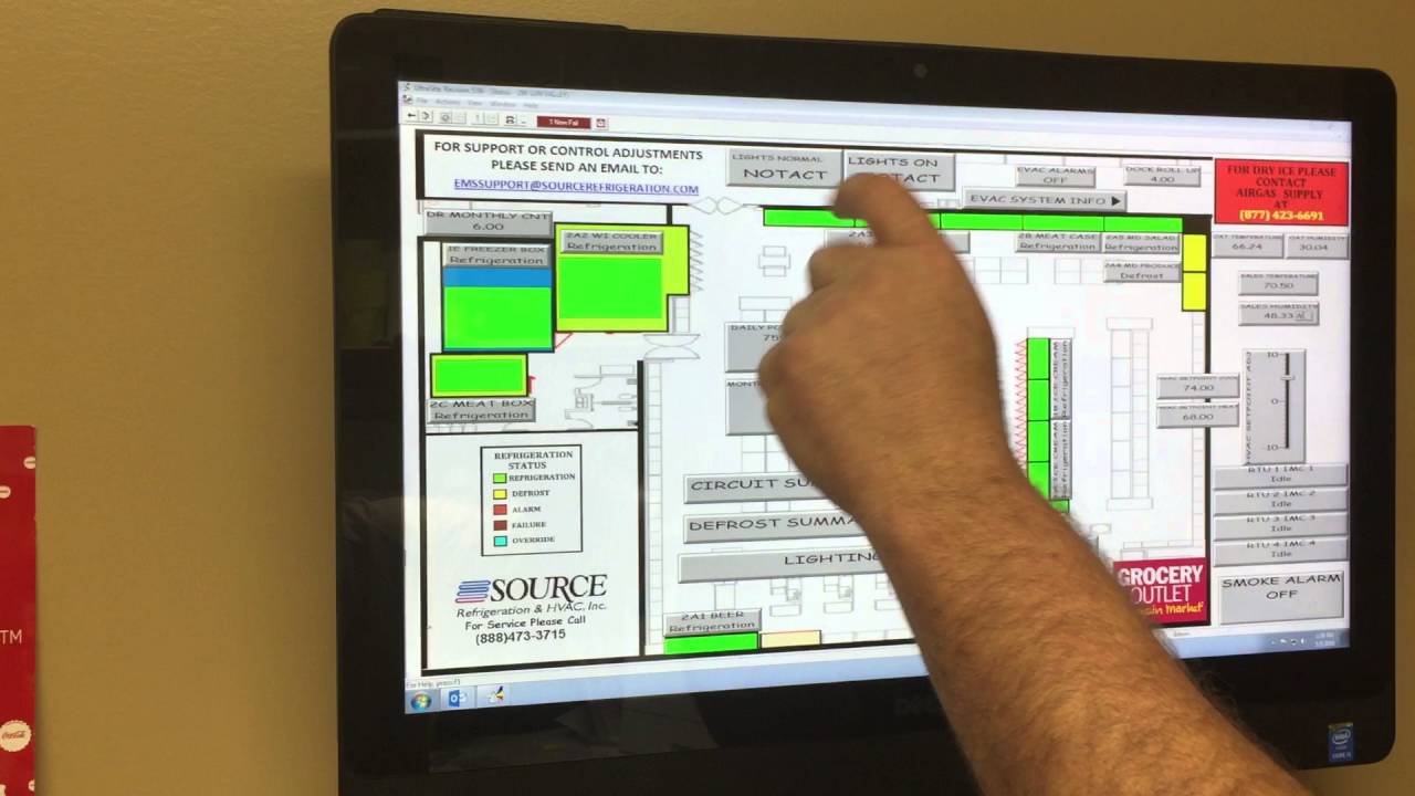 Grocery Outlet- Green Innovations- Energy Management Touch screen ...