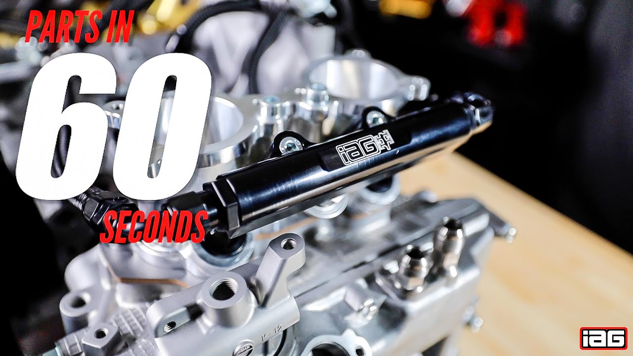 Parts In 60 Sec - Jim explains the IAG V3 Fuel Rails | IAG Performance ...