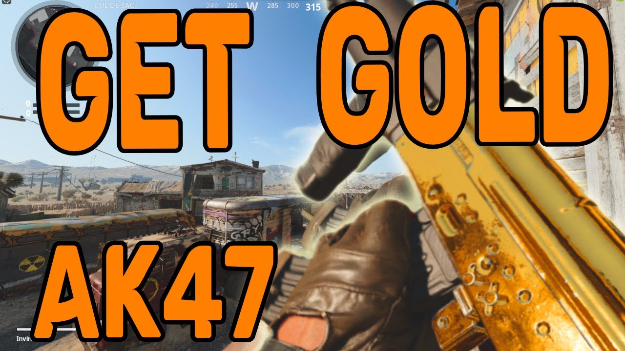 GET GOLD - Quickest Way to Get the AK-47 GOLD - CoD Cold War - YouTube