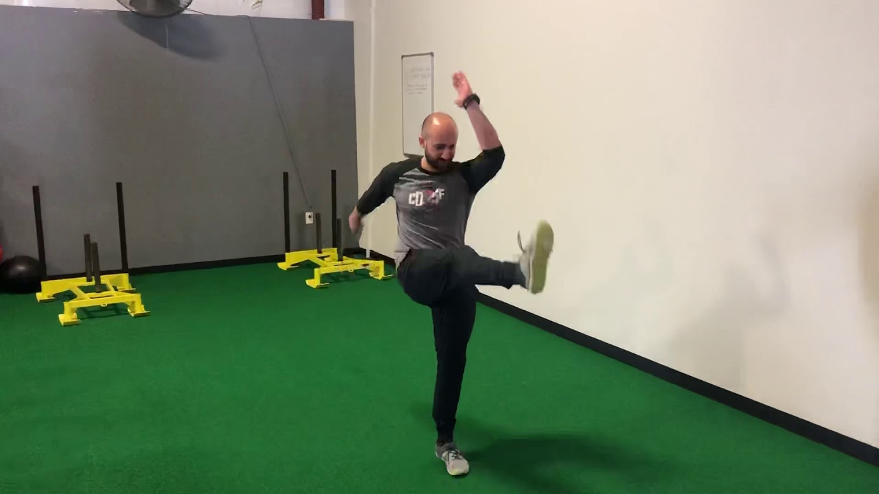 Straight Leg Walk - YouTube