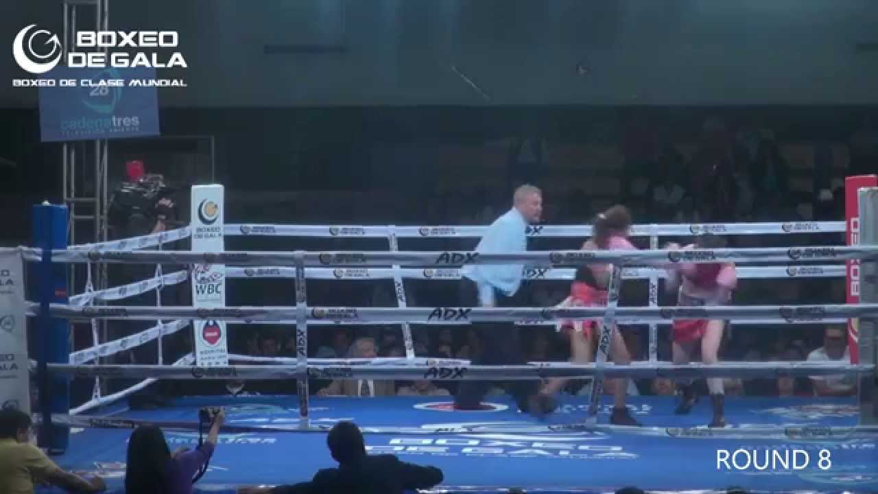Kandy Sandoval vs Fredee González, 22 febrero 2014. Domo del IMSS ...