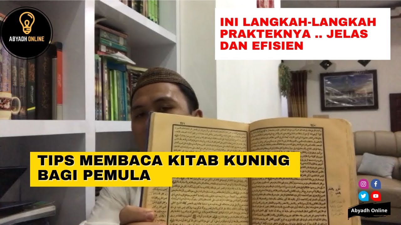 Cara Membaca Kitab Kuning | Tips Membaca Kitab Kuning Bagi Pemula - YouTube