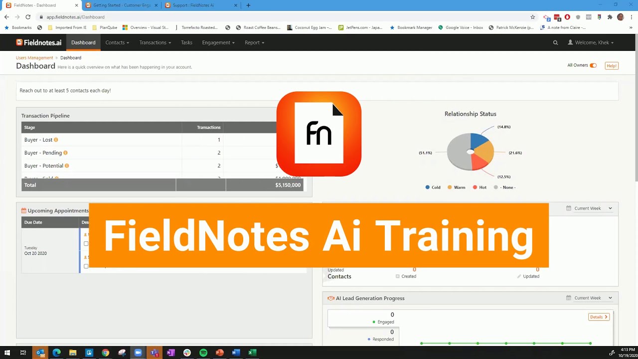 FieldNotes AI - Getting Started with the AI CRM - YouTube