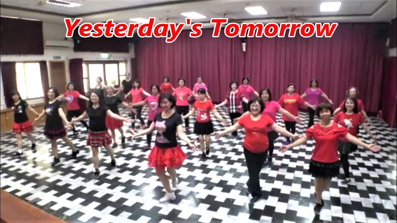Yesterday's Tomorrow｜Line Dance by Karl-Harry Winson｜昨天的明天｜4K - YouTube