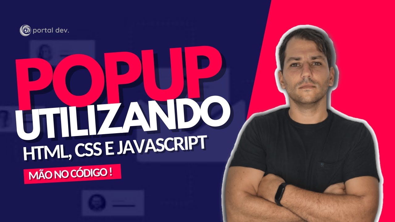 Criando Popup usando HTML, CSS e JSS - YouTube