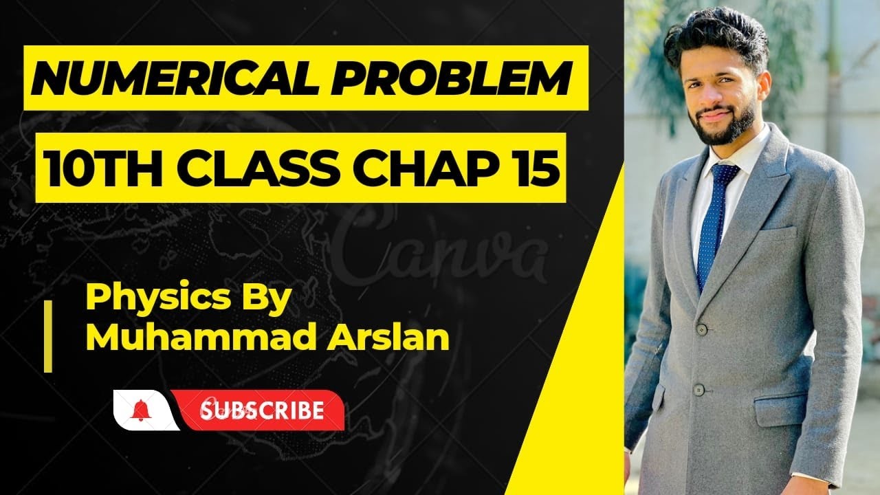 10th Class | Physics | Chap 15 | Electromagnetism | Numerical Problems ...