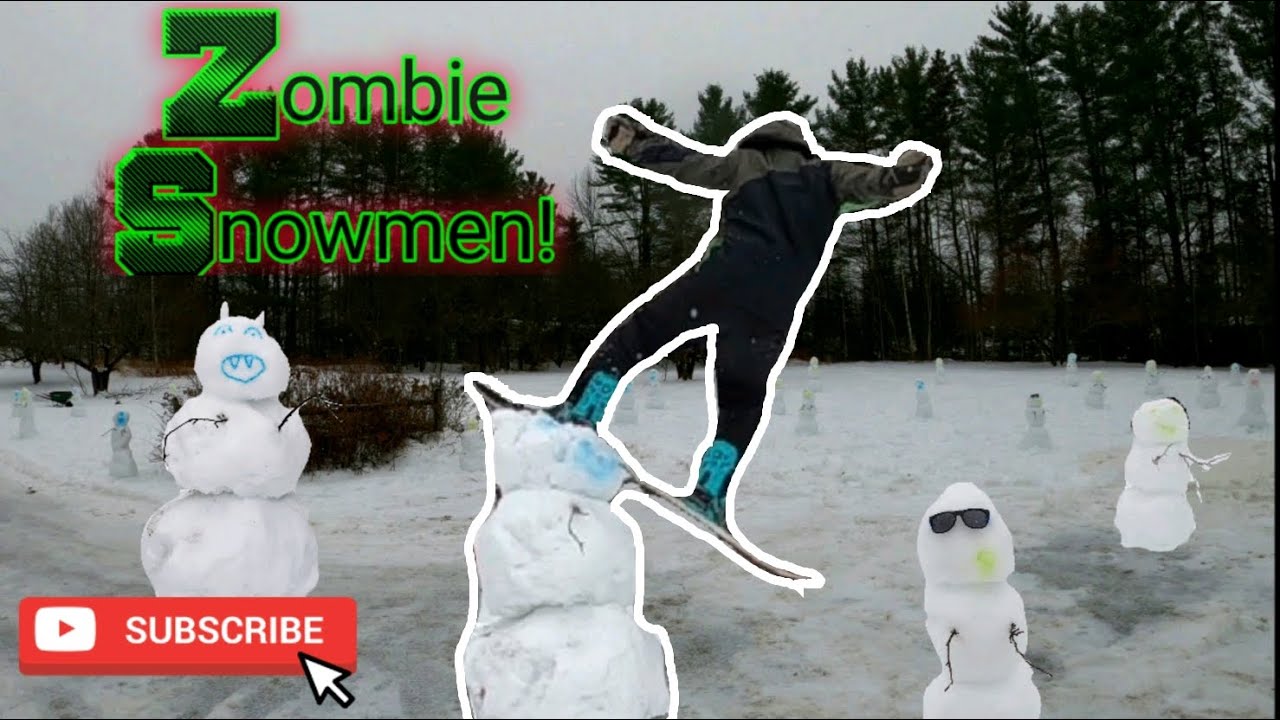 |Wrecking Zombie Snowmen| - YouTube