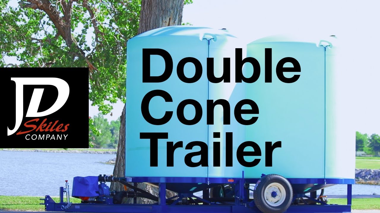 Double Cone Bottom Liquid Fertilizer Trailer - YouTube