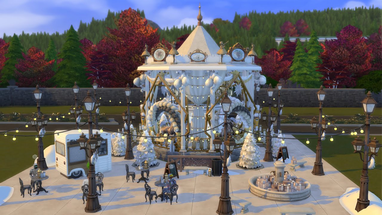 The Sims 4 Gallery Lots ep# 1979 Carousel - YouTube