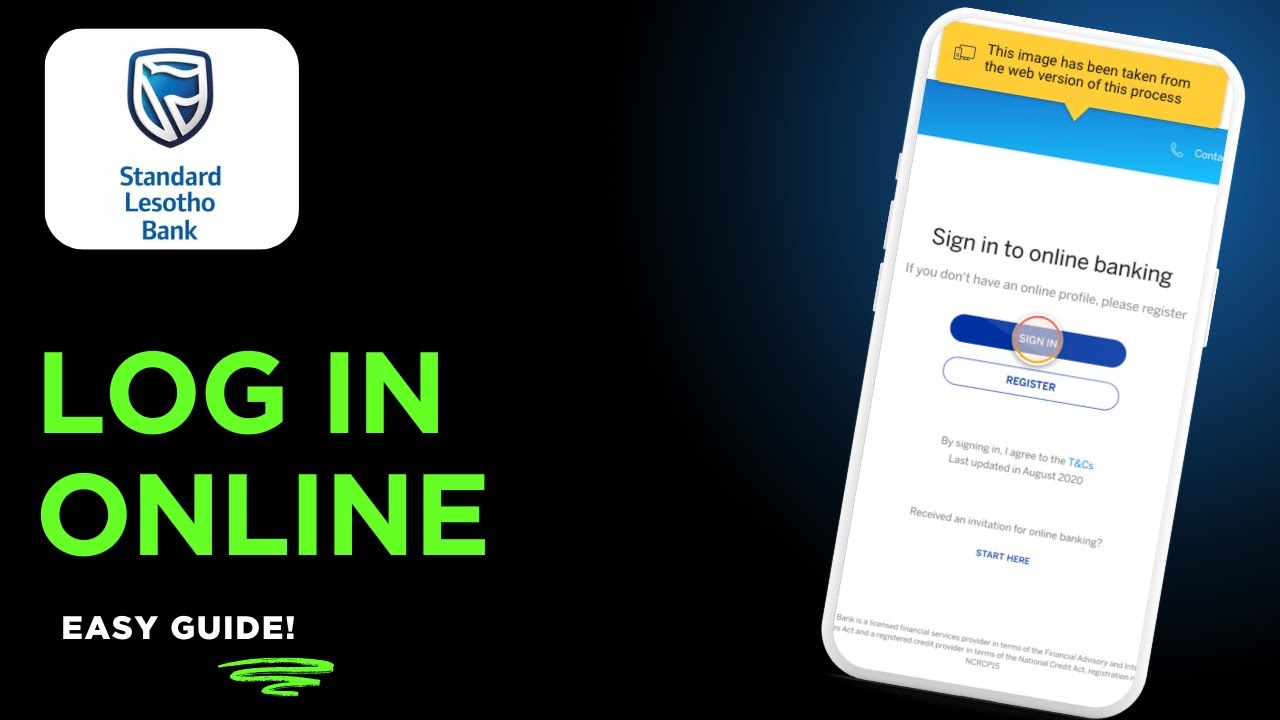 How to login to Standard Lesotho Bank online banking - Lesotho - YouTube