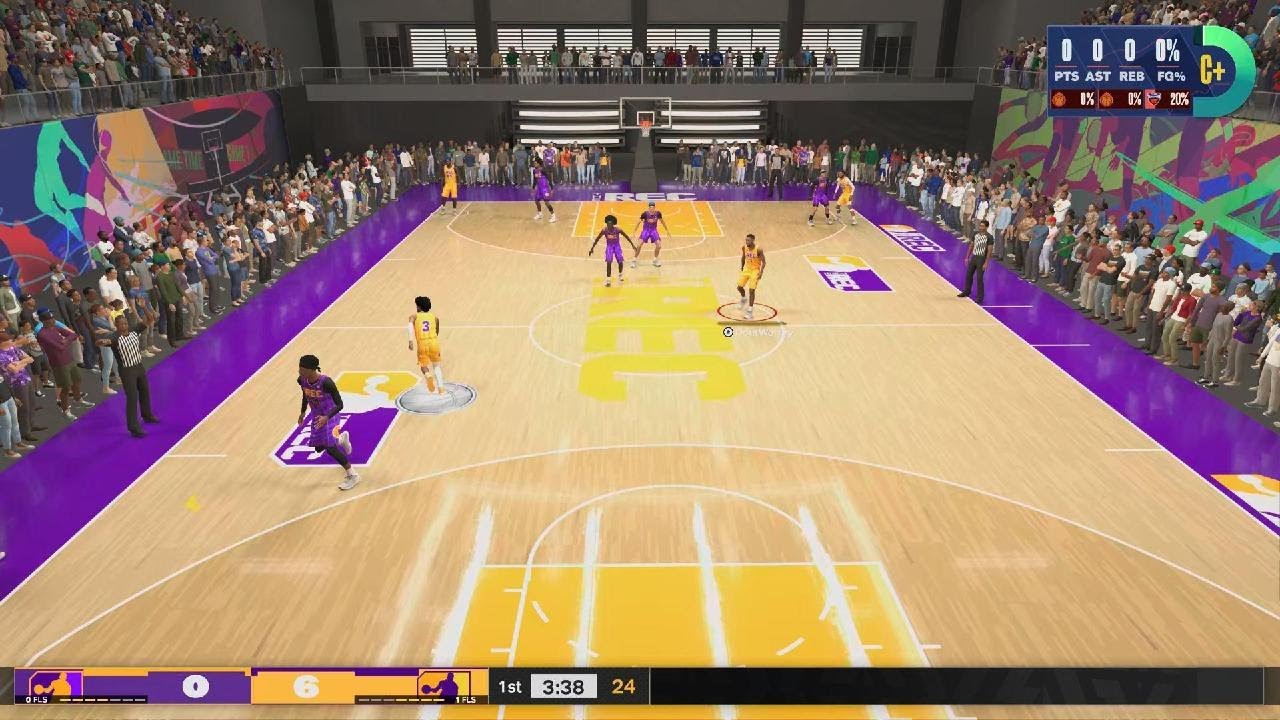 NBA 2K24 First REC Game & First Win With Random - YouTube