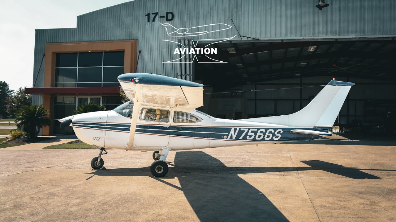 Classic 1976 Cessna 182Q Custom Interior | Aviation X - YouTube