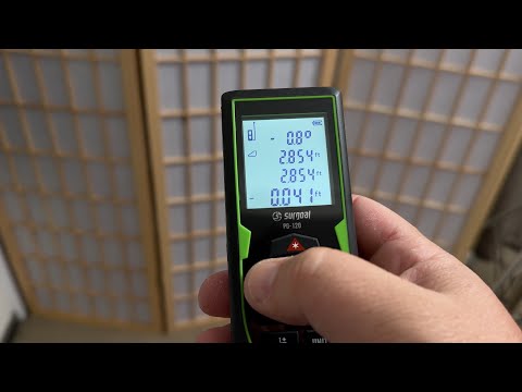 Green Laser Distance Meter 393.7ft – USB Rechargeable Digital Laser Measure