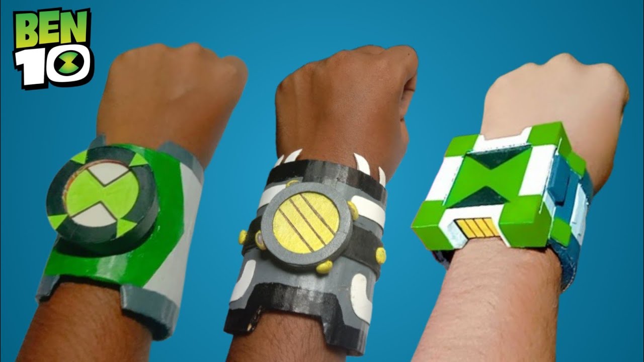 Make 4 ben 10 omnitrix/very easy to make - YouTube