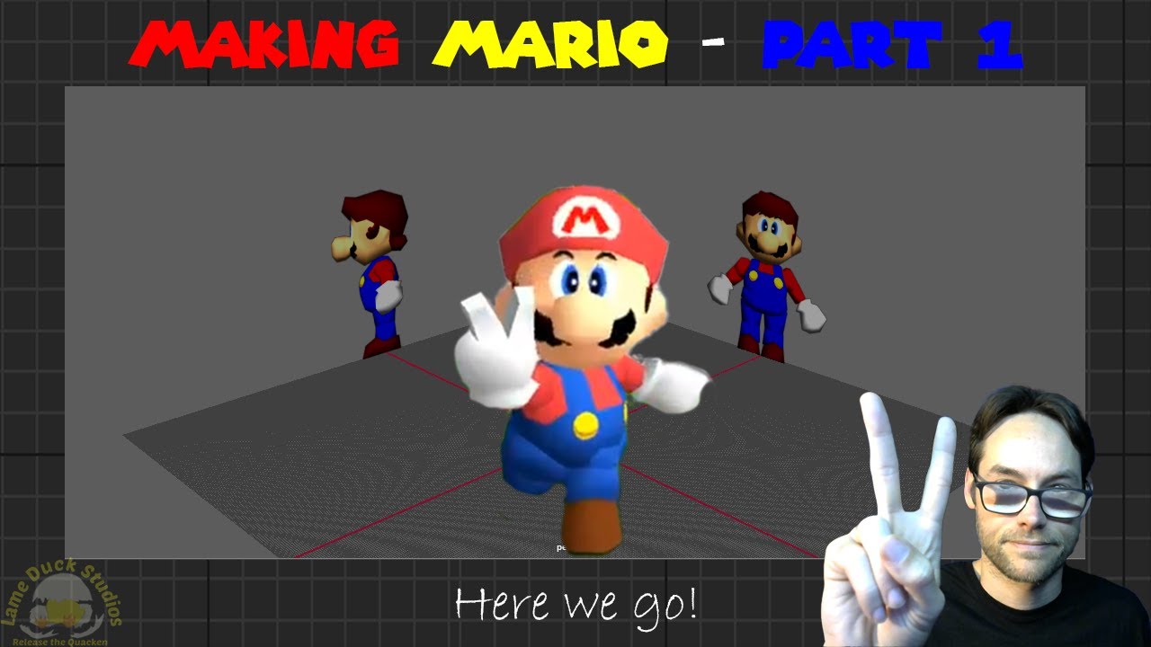 Beginner - Making Mario - Part 1 (setup) - YouTube