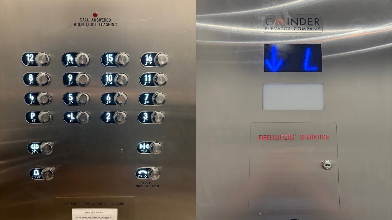 Schindler/Cavinder Traction Elevators & Beach Cove Resort Tower A ...