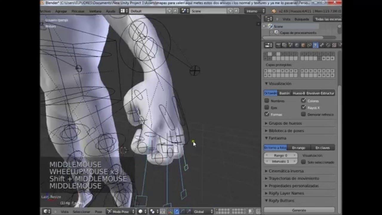 Tutorial Blender - Personaje parte 01 - Rig cuerpo - YouTube