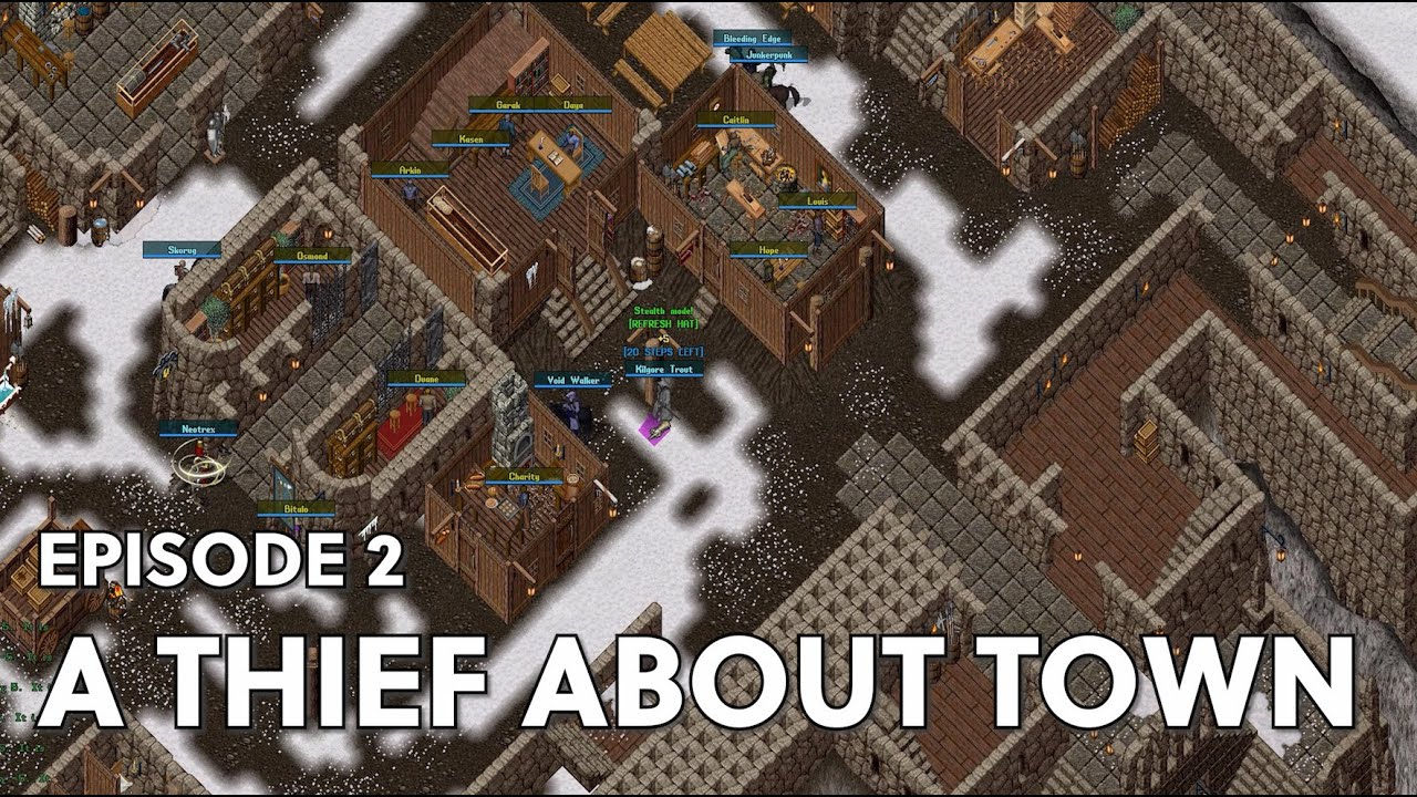 Episode 2: A Thief About Town in Ultima Online Outlands UOO MMORPG ...