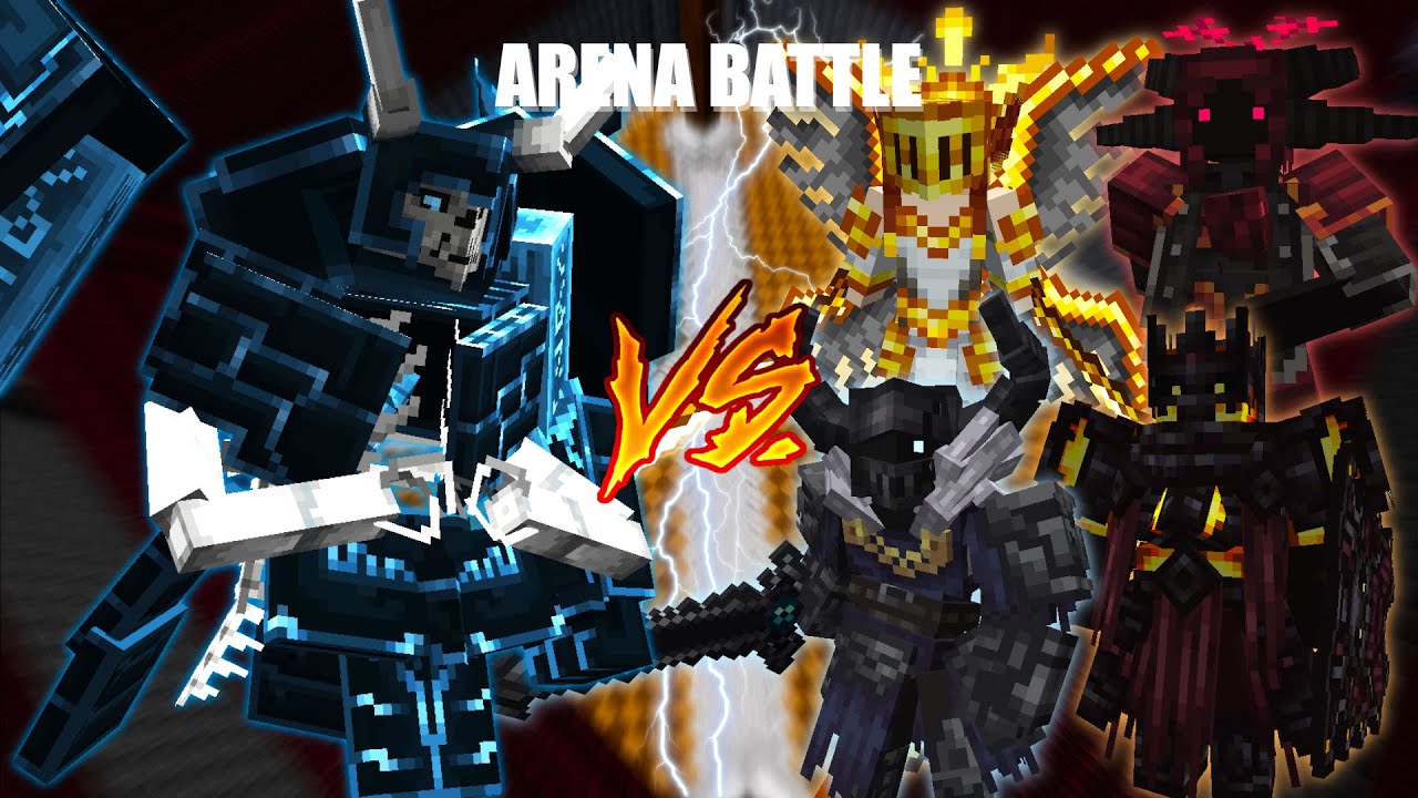 The Immortal Vs. Dungeons & Combat Bosses | 1.20.1 Minecraft Mob Battle ...