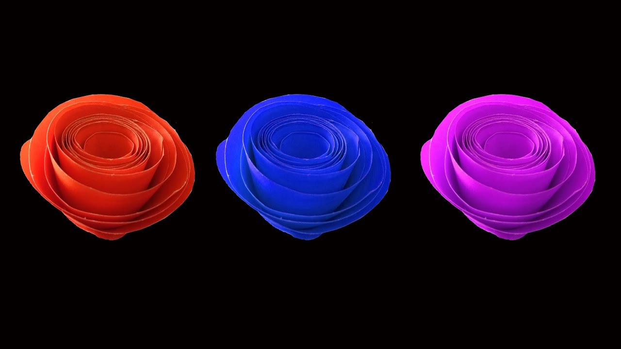 How to make A Small and beautiful Origami Rose ( very easy ) : DIY ...