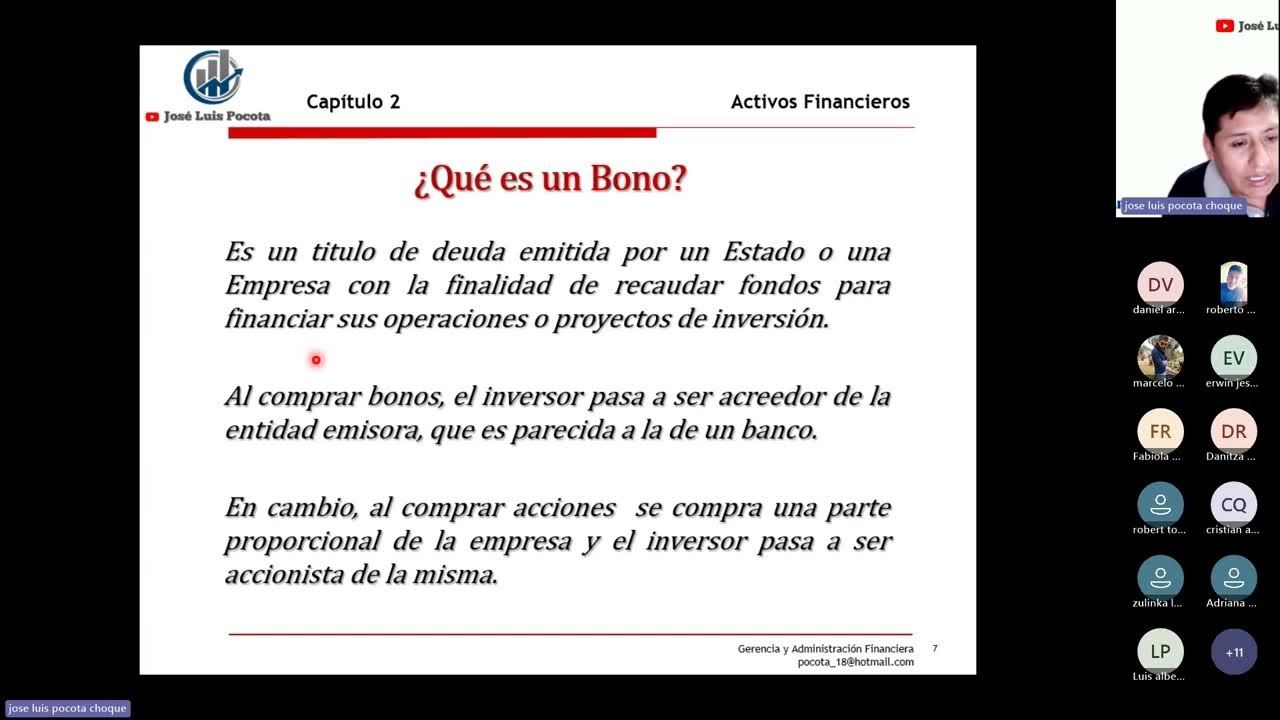 Valuación de Activos Financieros (Bonos y Acciones) - YouTube