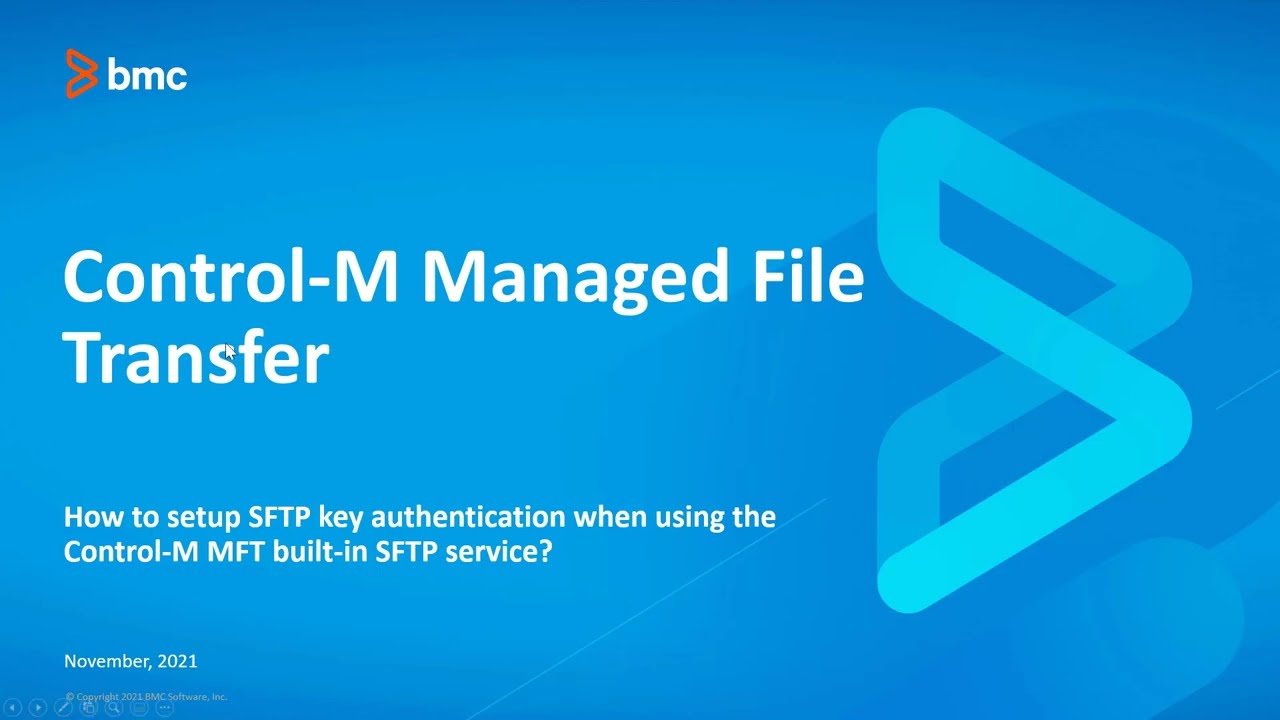 How To Setup Sftp Key Authentication For The Control M Managed File Transfer Built In Sftp