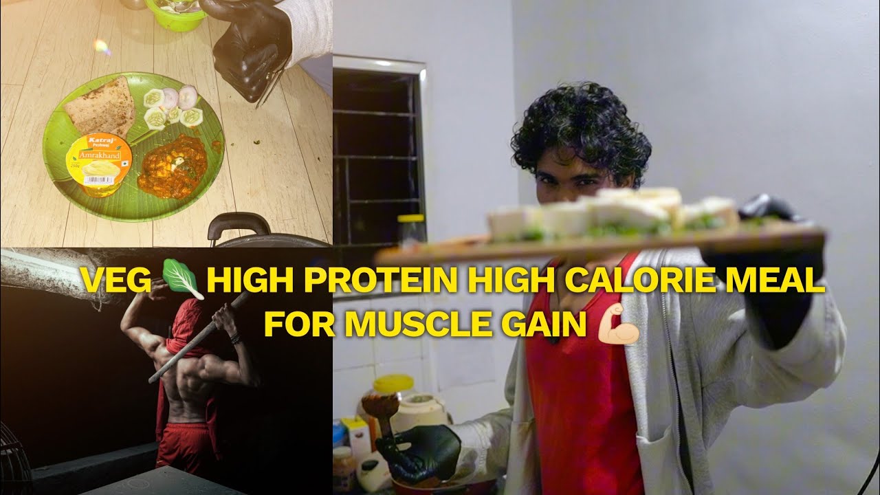 Veg 🥬High Protein dinner recipe for muscle building 💪🏻👨🏻‍🍳 (हिंदी 🇮🇳 ...