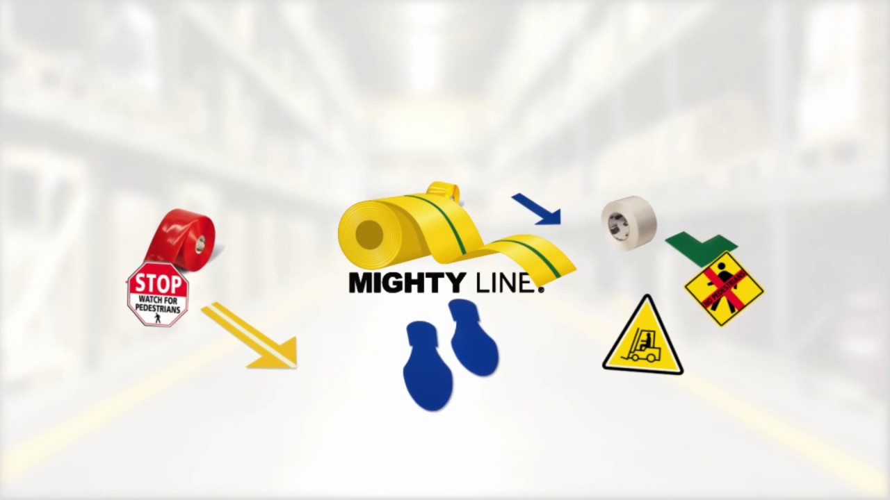 Mighty Line 5s Floor Marking Tape Products - Mighty Line the Best 5s ...