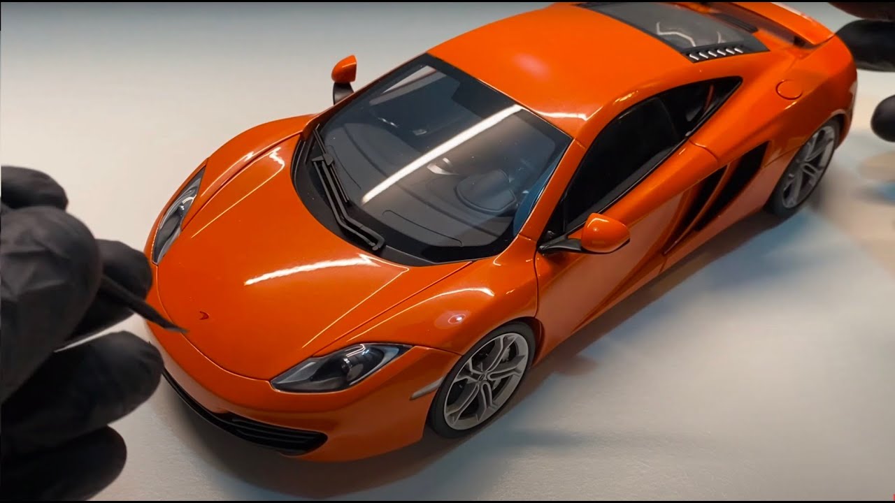 McLaren MP4 12C - AUTOart 1/18 Scale Unboxing - YouTube