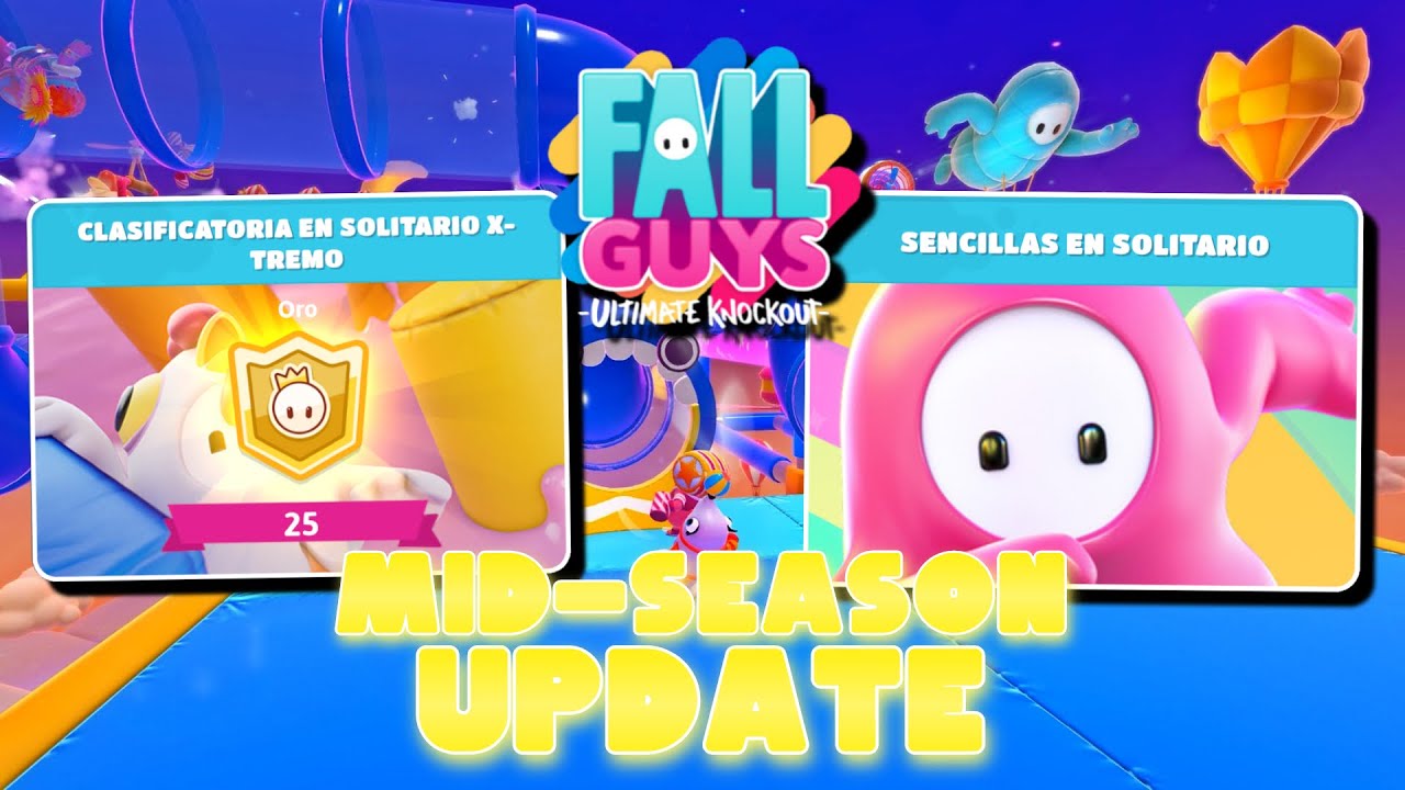 LA NUEVA MID SEASON UPDATE DE FALL GUYS TRAE ESTOS 2 MODOS Y MÁS...💫 ...