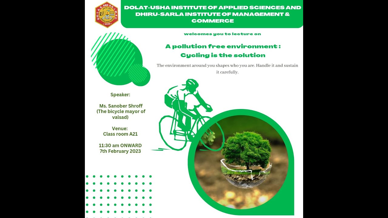 A Polution Free Environment : Cycling is the Solution - YouTube