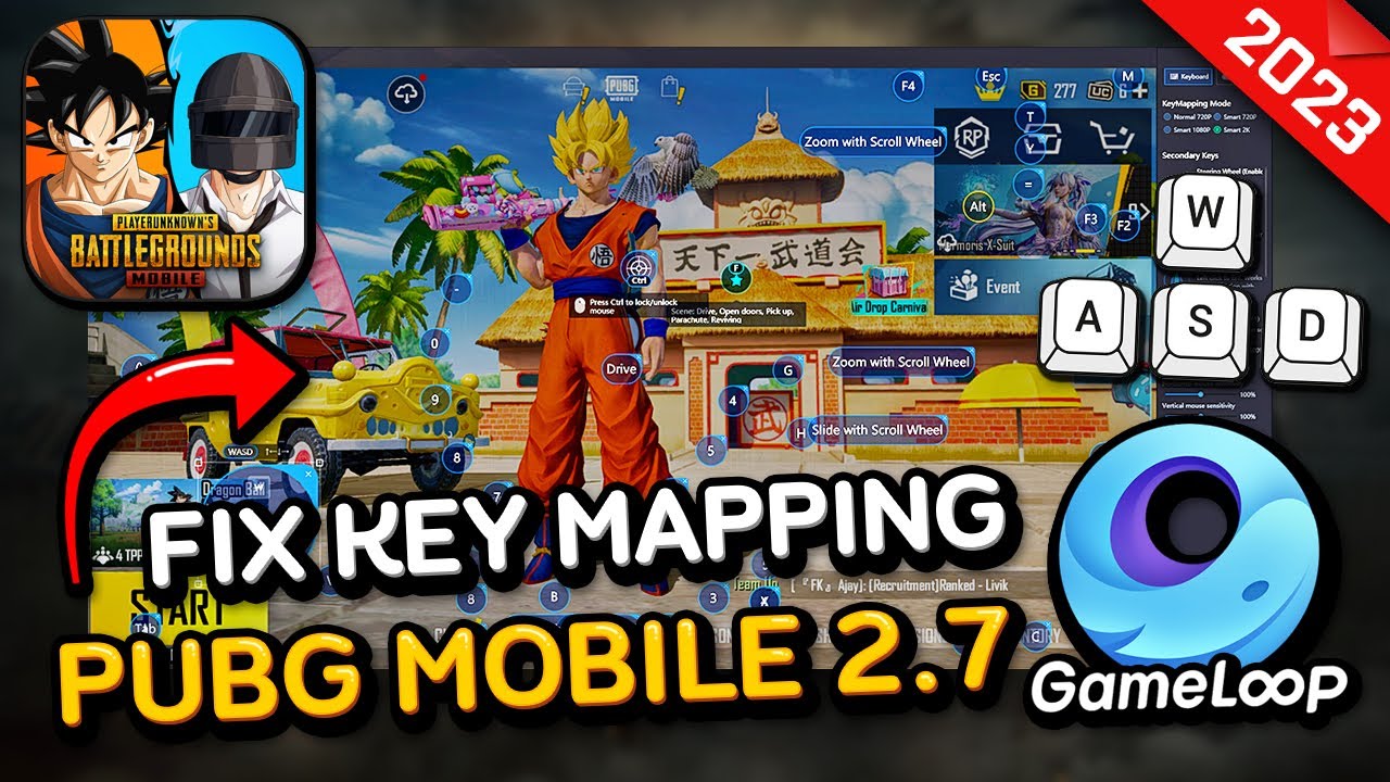 HOW TO FIX KEY MAPPING 2K FOR PUBG MOBILE PC EMULATOR GAMELOOP LATEST ...
