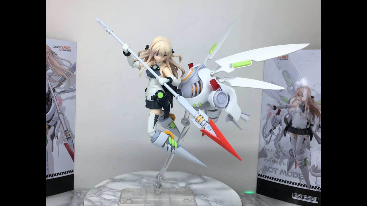 【ACT MODE NAVY FIELD 152《 レイ ＆ Type WASP 》可動フィギュア＆プラモデル】⑬ - YouTube