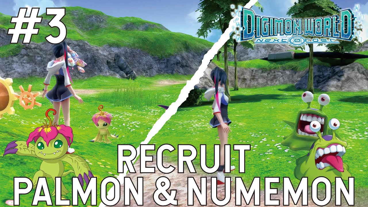 Recruit Palmon & Numemon💩, Digimon World: Next Order - Gameplay #3 ...