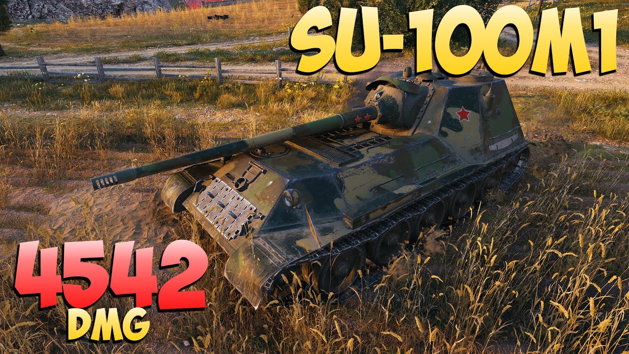 SU-100M1 - 6 Kills 4.5K DMG - Elementary! - World Of Tanks - YouTube