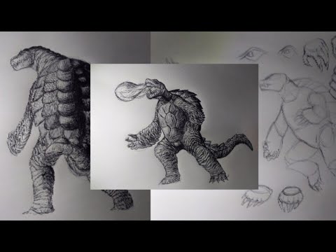 Drawing Gamera redesign 1 - YouTube