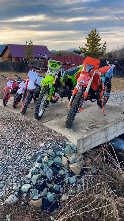 Пушки на любой рост🔥😉#эндуро #питбайк #детскийпитбайк #dirtbike #kews # ...