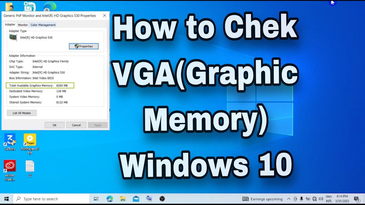 How To Check VGA Graphic Card Memory In Windows 10 YouTube how-to-check-vga-graphic-card-memory-in-windows-10-youtube