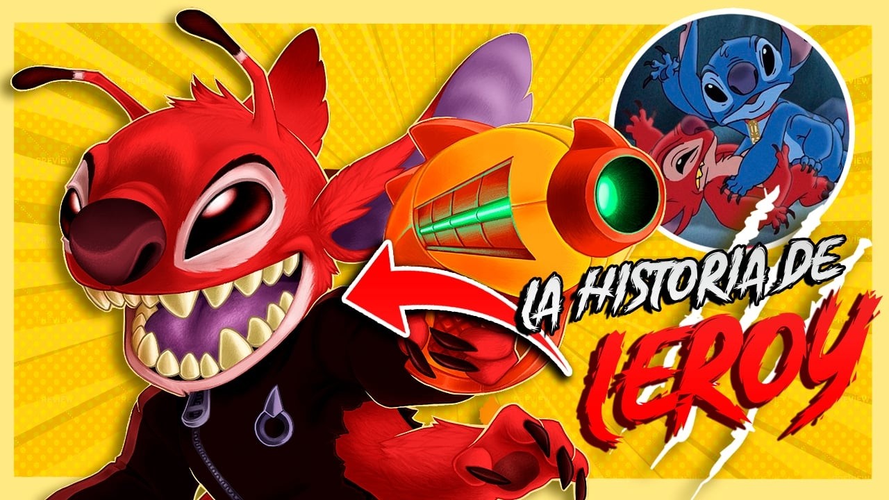 La HISTORIA de LEROY (LILO y STITCH) | LA ENCICLOPEDIA DEL MAL - YouTube