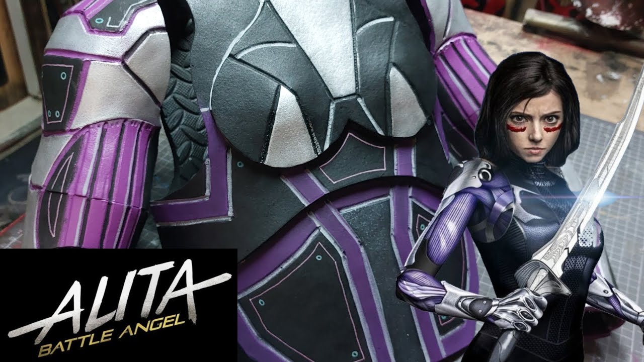 Alita: Battle Angel kids costume build using EVA foam. part 2 - Final ...