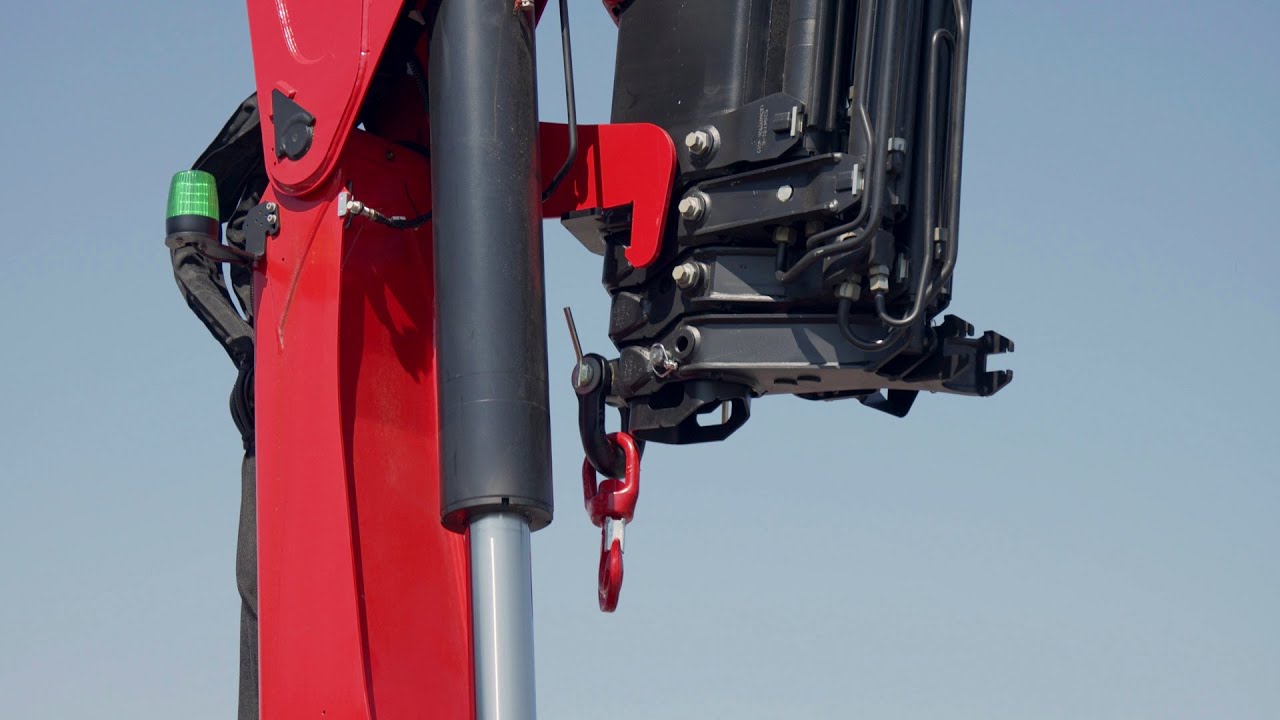 PALFINGER Service - 2000 Folding - Boom support on main boom (EN) - YouTube