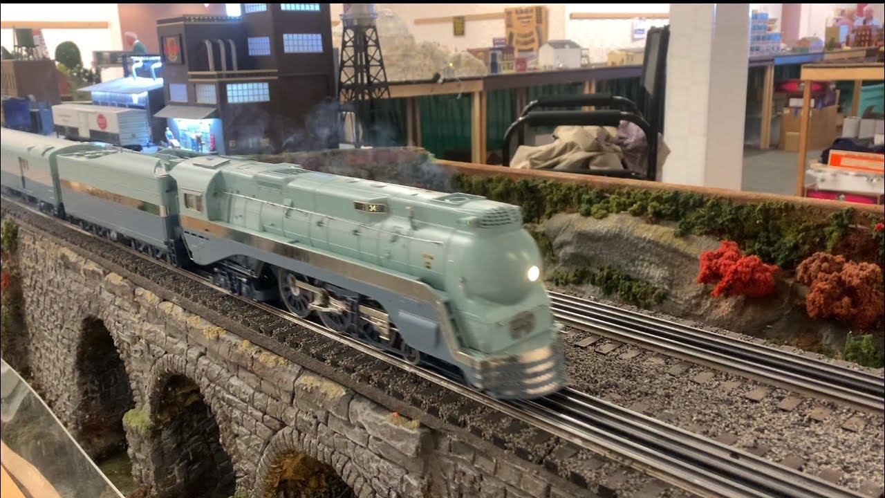 MTH PS3 Santa fe Blue Goose Set - YouTube