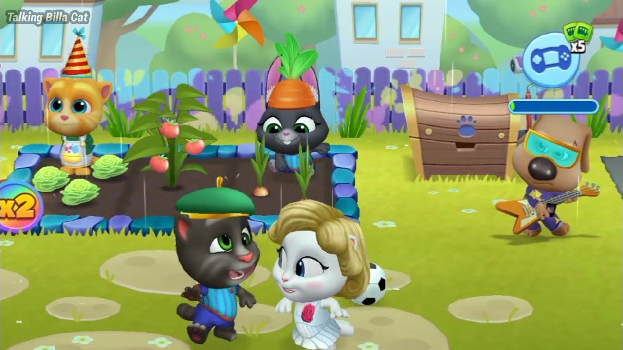 My Talking Tom Friends 🐱 And Talking Tom Family 🐱 Walkthrough (Outfit7 ...