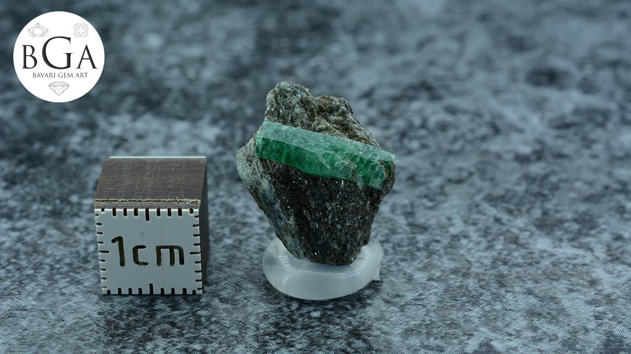 Rare rarity, green Emerald Smaragd on biotite slate matrix, Emerald ...