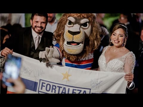 Casamento Fernanda & Fritz - Presença do Mascote Juba do Fortaleza ...