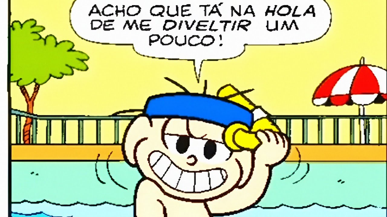 TÁ NA HORA DE SE DIVERTIR UM POUCO - Turma da Mônica Brincando no Clube ...