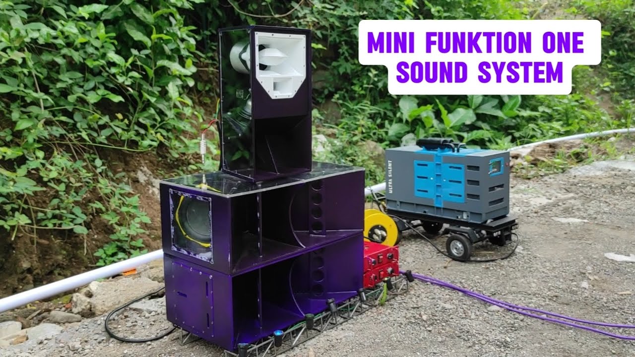 sound system miniature, Mini funktion one sound system - YouTube